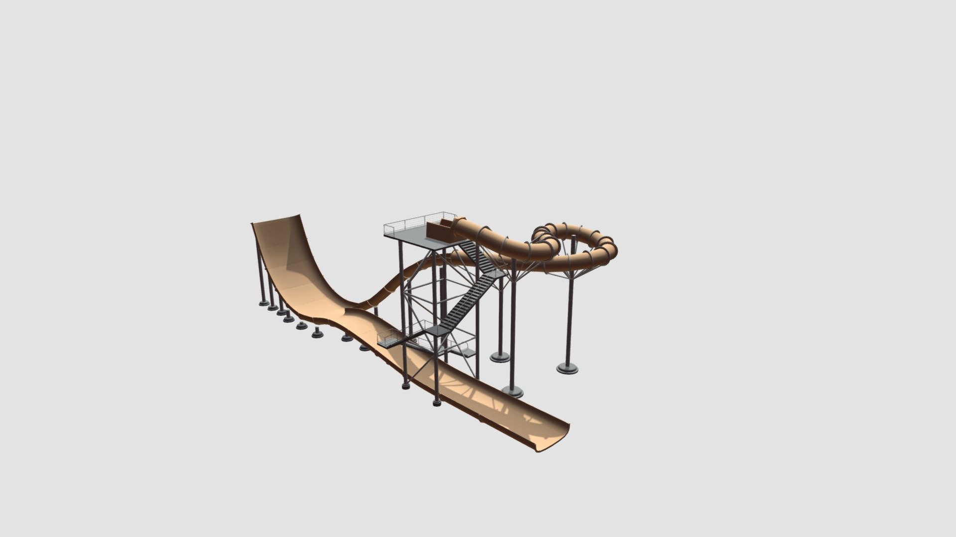 water slide - Buy Royalty Free 3D model by Evermotion [9552480 ...