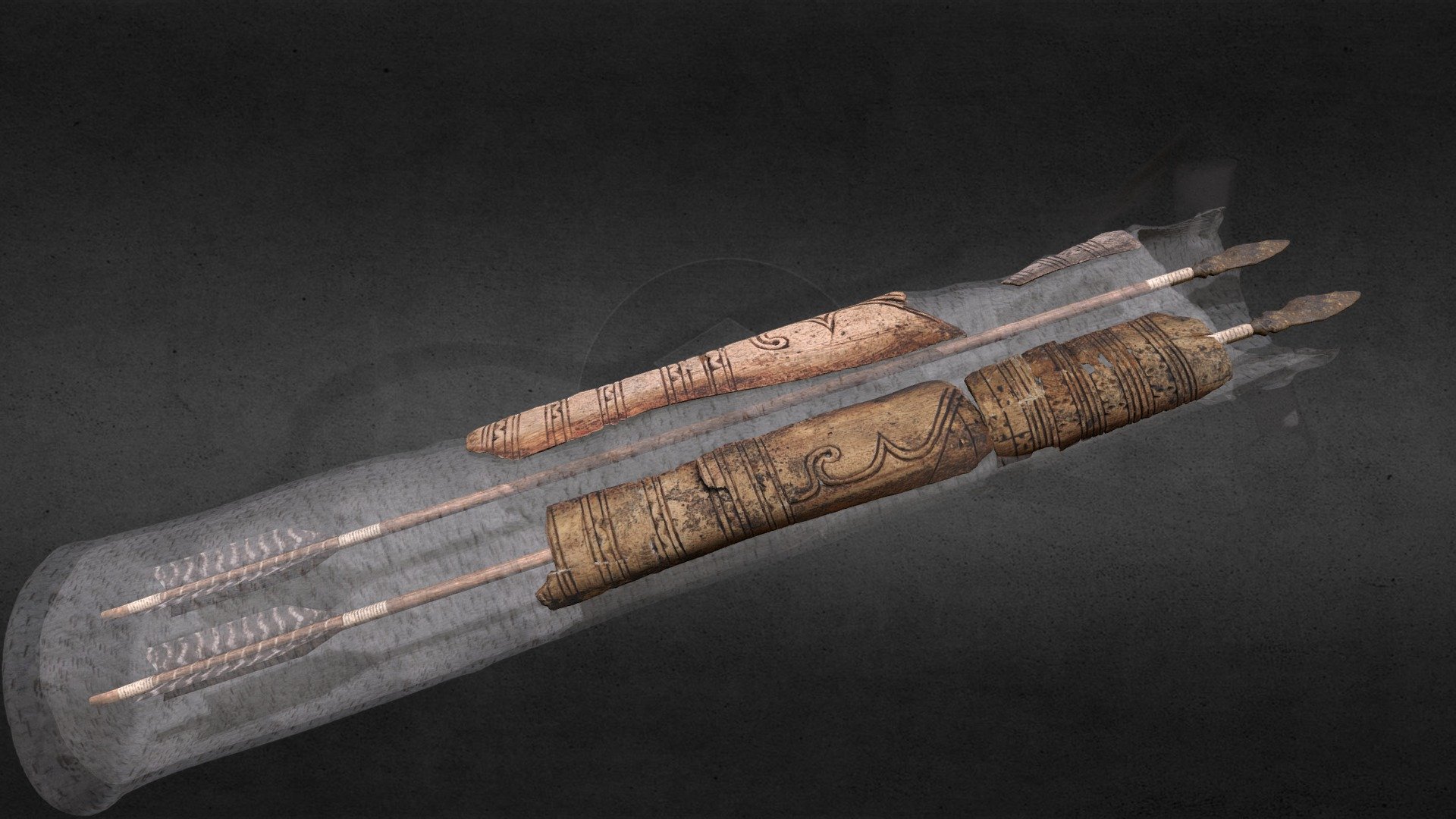 Reconstruction of a medieval quiver - 3D model by Igor V. Denisov ...