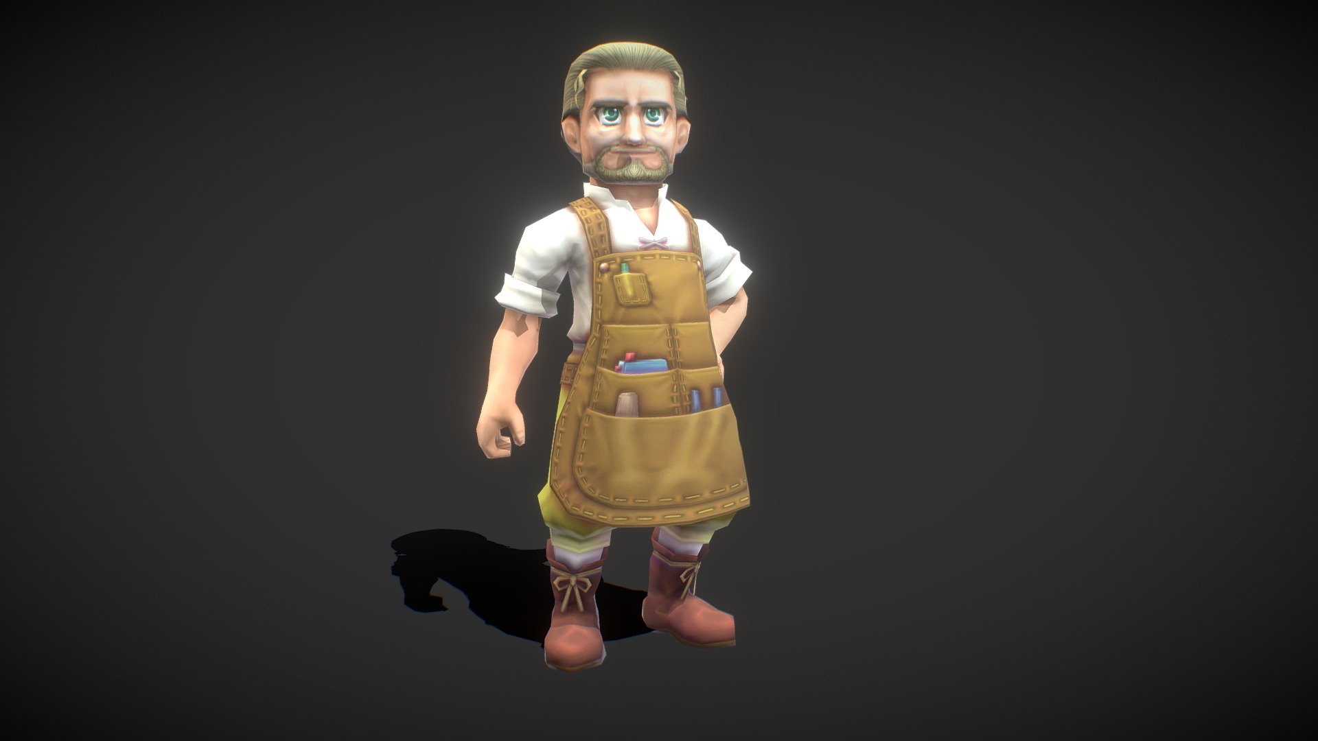 Fantasy RPG Craftsman - Buy Royalty Free 3D model by P3D Academy ...