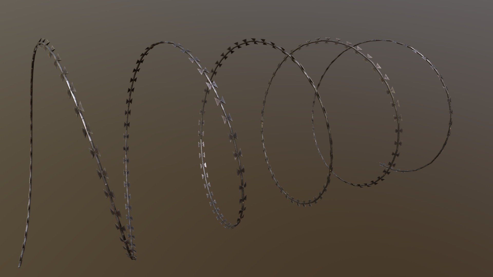 Razor wire - 3D model by legendnation3 [9553fb0] - Sketchfab