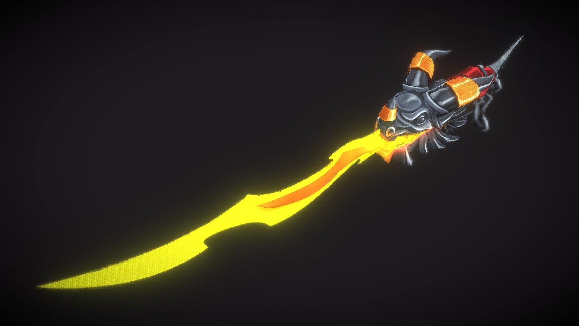 Dragon Multipurpose Weapon - 3D model by Impala`s Art (@impalasart ...