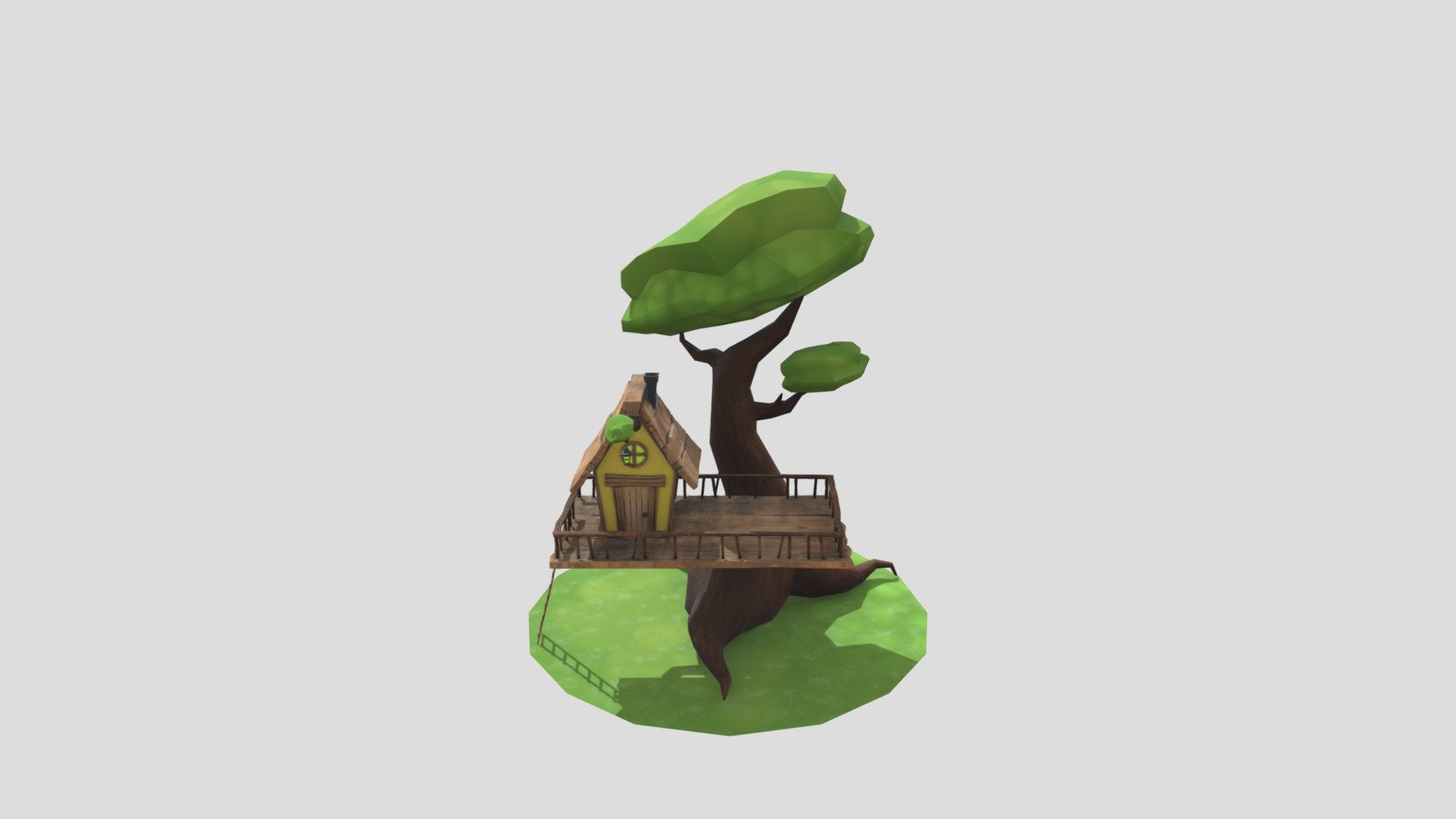 tree house - 3D model by anastasia455 [95550d0] - Sketchfab