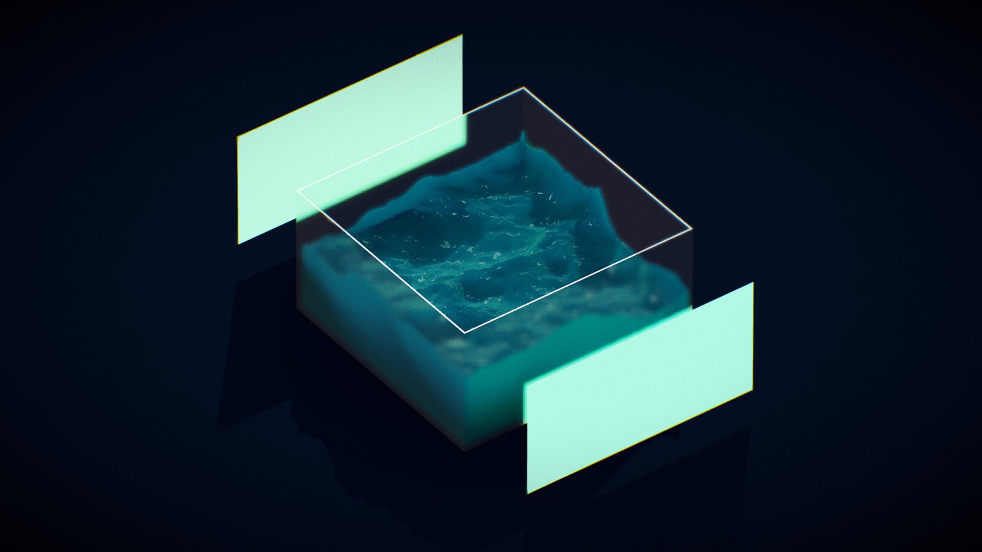 WATER CUBE - 3D model by UJJWAL CHAUHAN (@Ujjwal-Chauhan) [9555347 ...