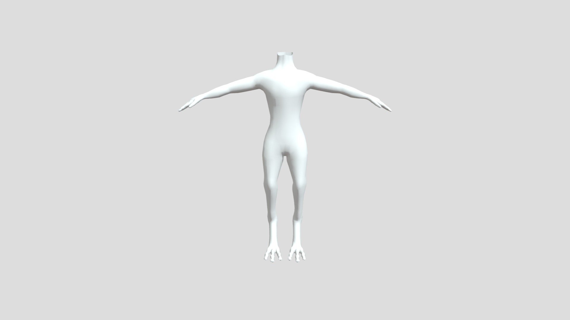 humanoid creature base-model - 3D model by IXS [95557c7] - Sketchfab