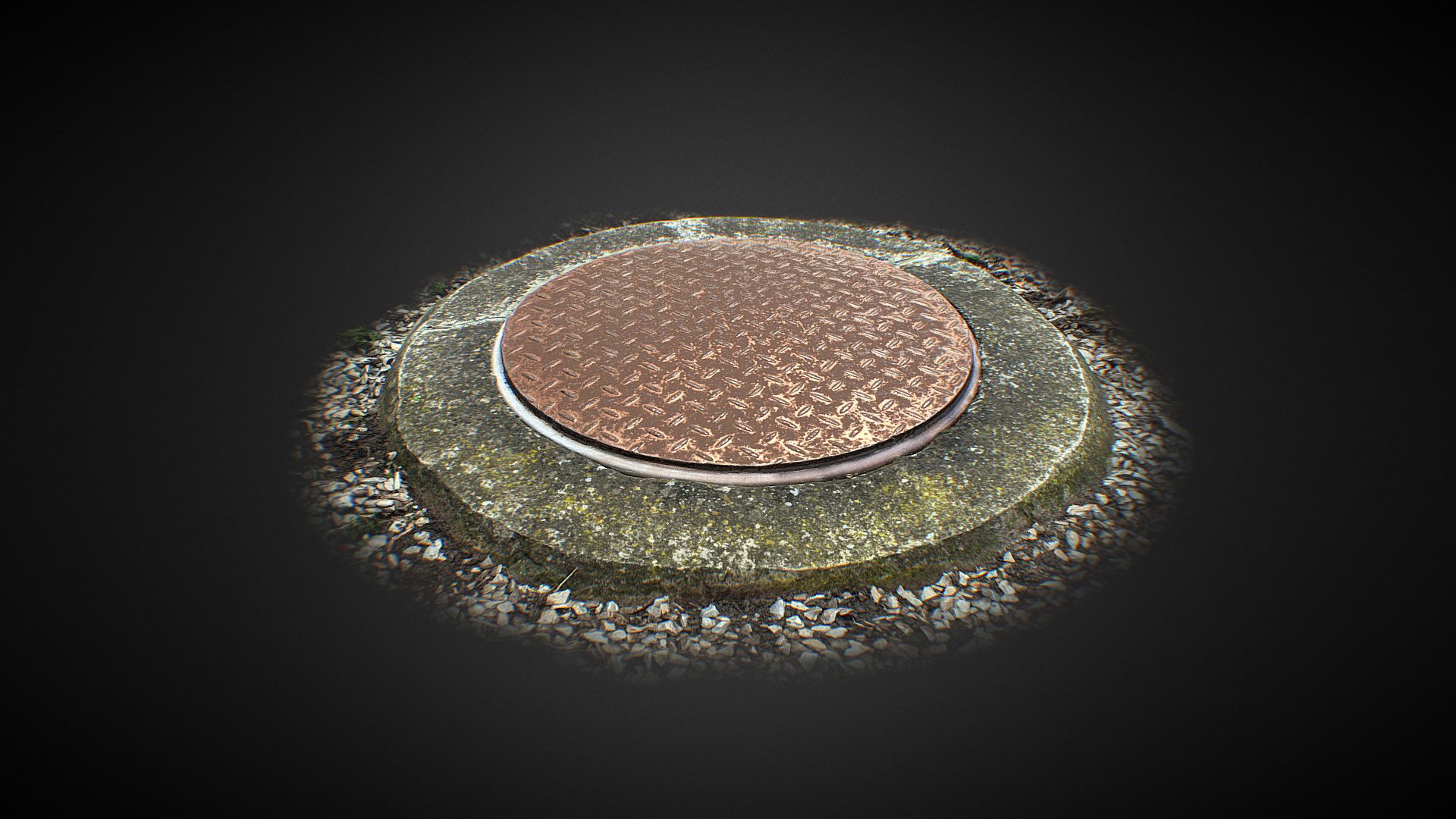 Manhole 3D Scan - Retopo - Download Free 3D model by grafi ...