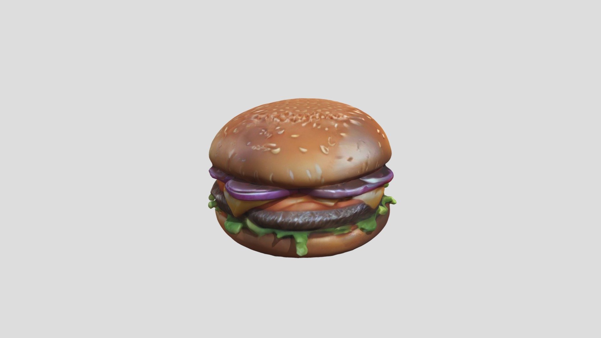 hamburger photorealistic - Download Free 3D model by maheen92 [9555cb0 ...