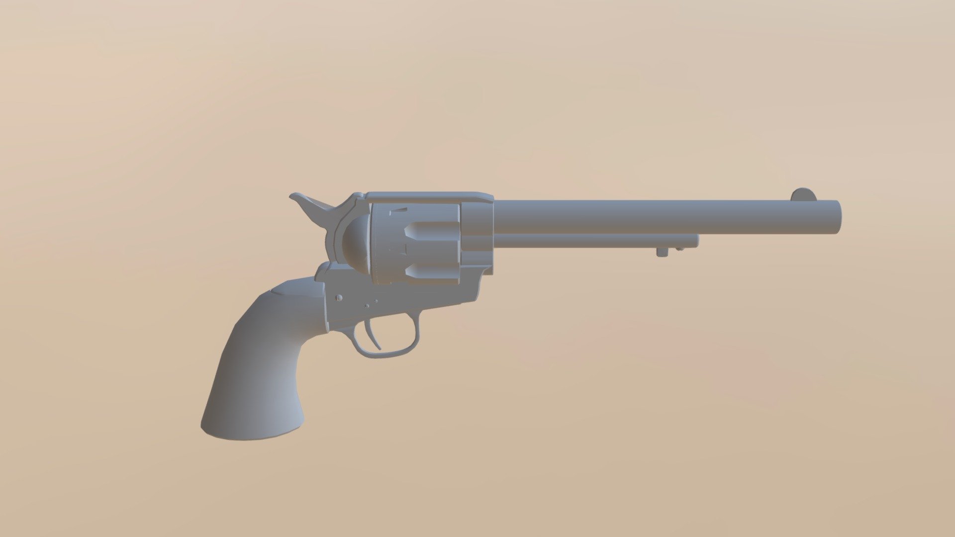 Western-Style Revolver - 3D model by kathrynsmith [9556051] - Sketchfab