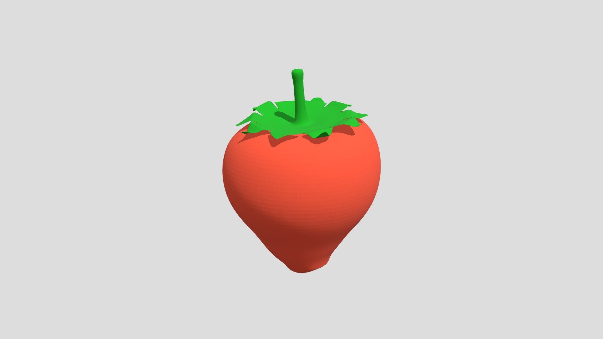 strawberry 3D Model in Blender - Download Free 3D model by Maun1122 ...