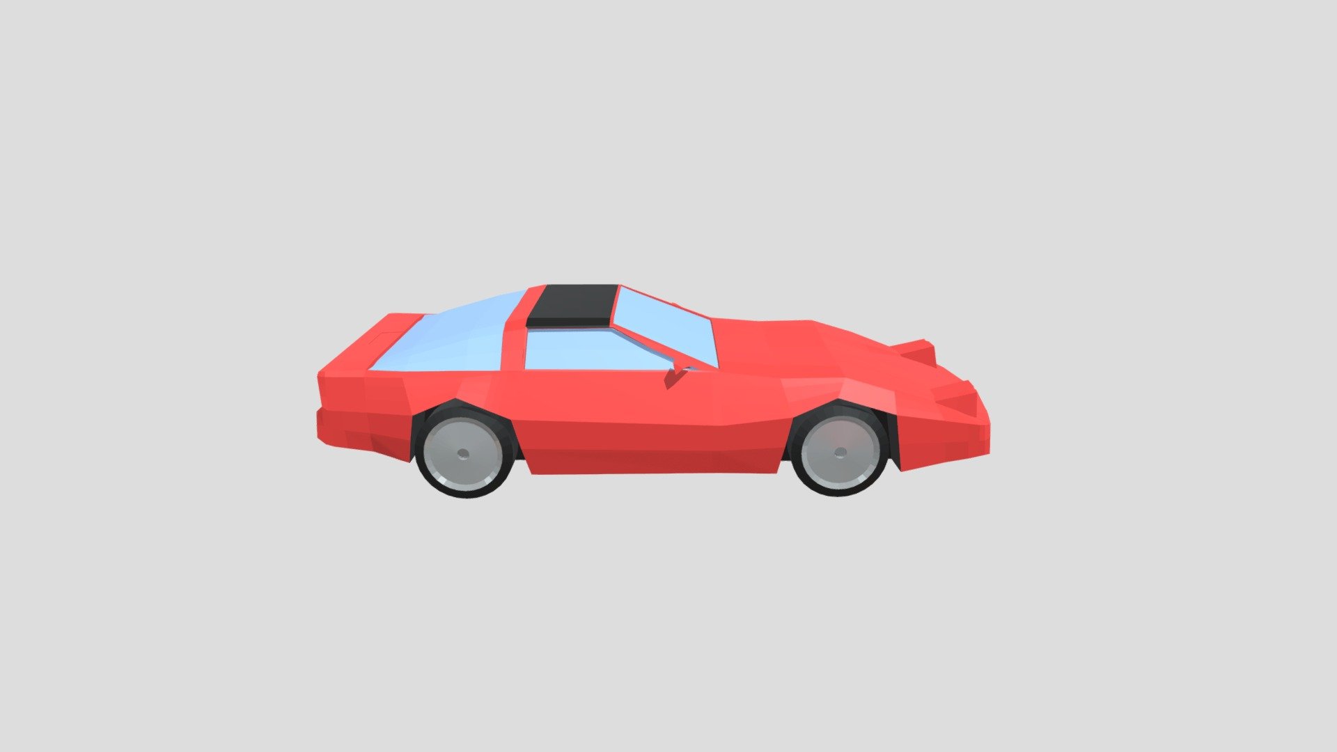 LOW POLY 1984 C4 Corvette - 3D model by cgdf46daRCkid [95595ba] - Sketchfab