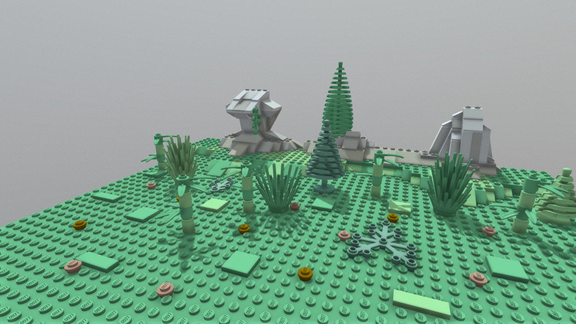 lego landschaft1 - 3D model by Saltzwurst2 [9559d70] - Sketchfab