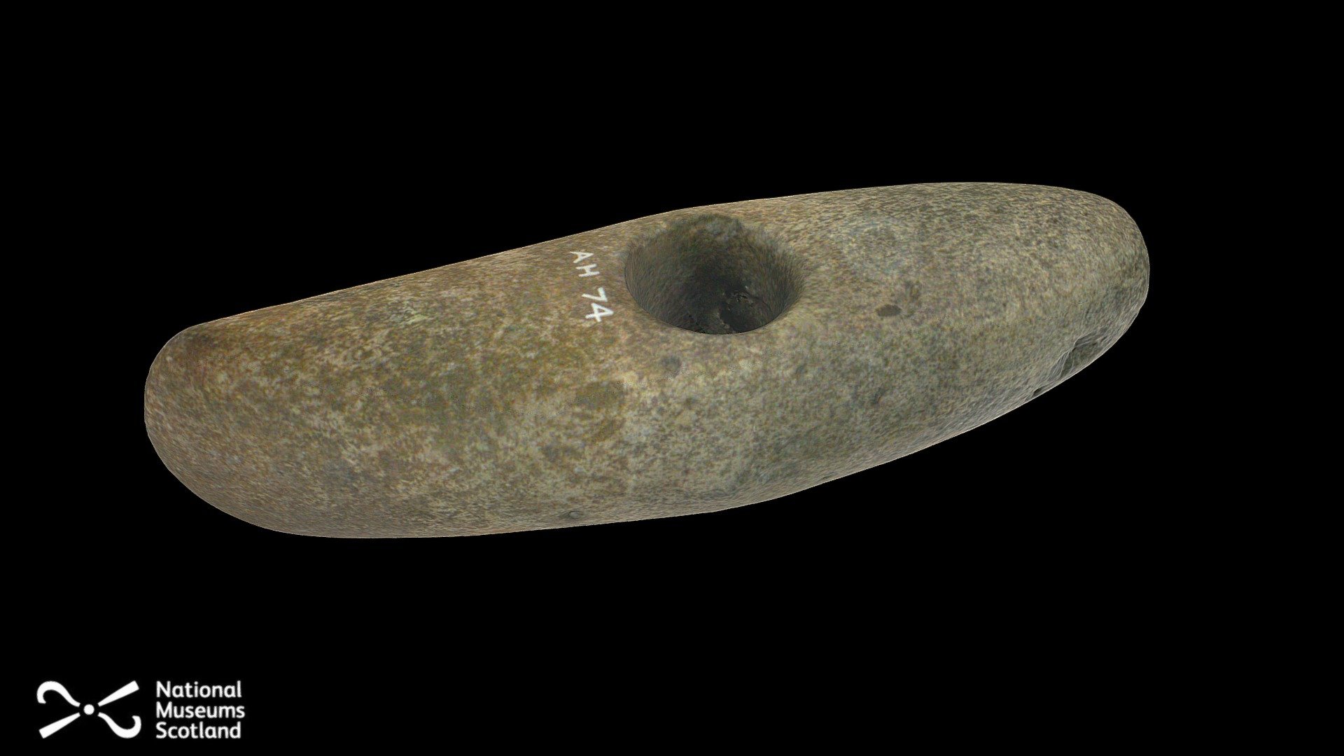 Stone battle axe, Inverary, Argyll, Scotland - 3D model by National ...