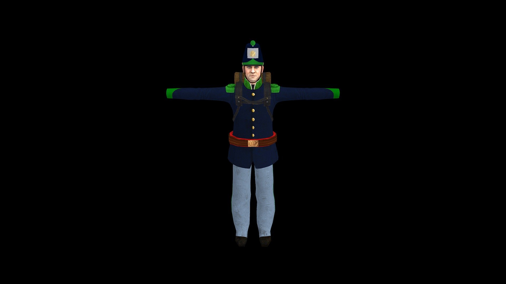 Tier 1: Rifleman soldier - 3D model by izzi_totalf [955bfb4] - Sketchfab