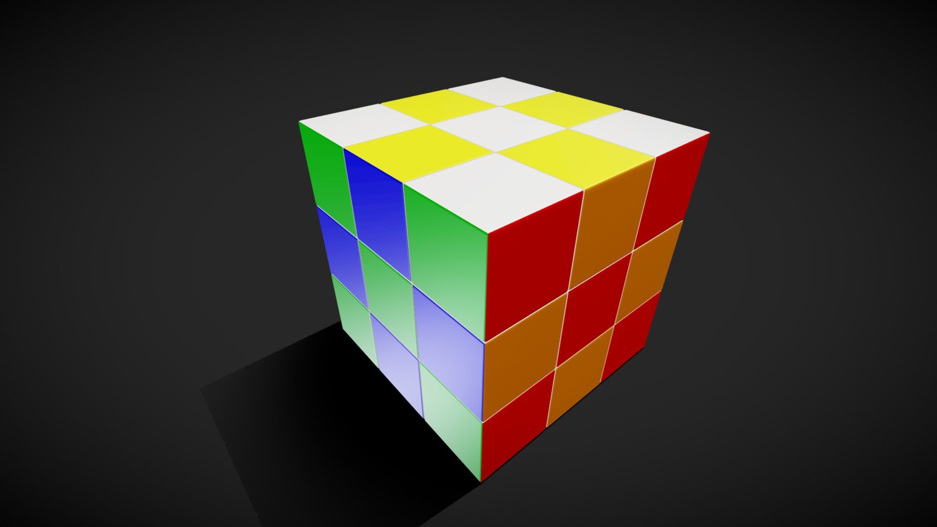 Rubix Cube - Download Free 3D model by Unknown Space (@UnknownSpace ...
