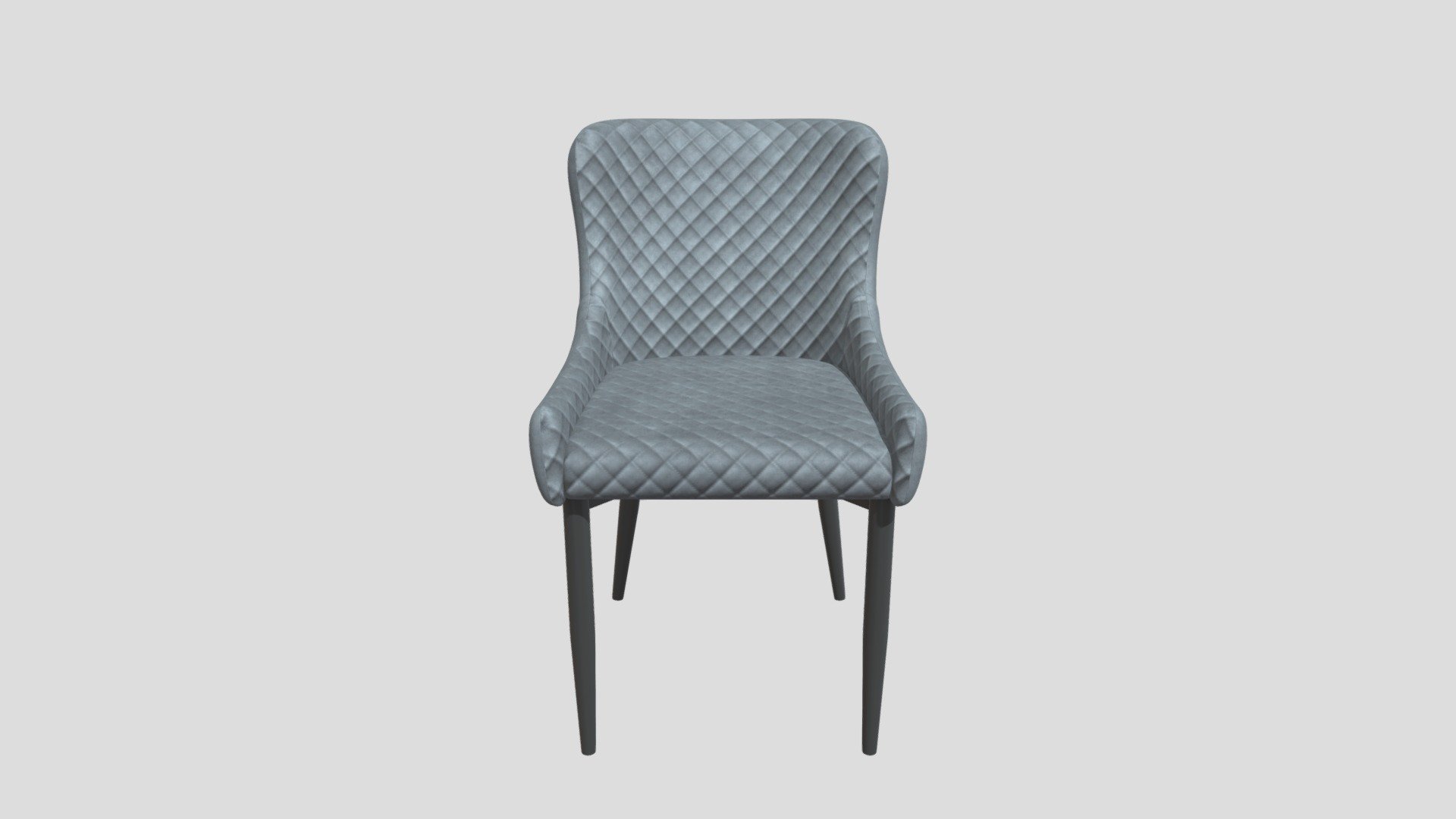 Grey Textured Fabric Chair - Buy Royalty Free 3D model by Hexa (@hexa ...