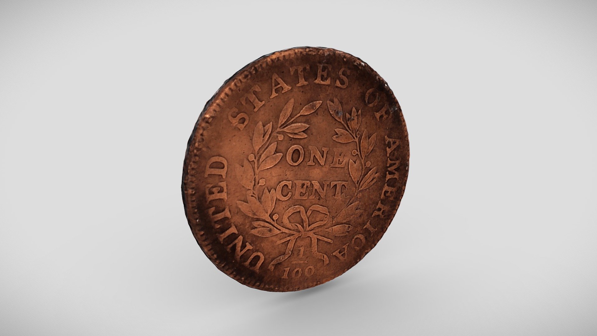 1798 American Copper Penny - Download Free 3D model by SCDNR-HTP ...