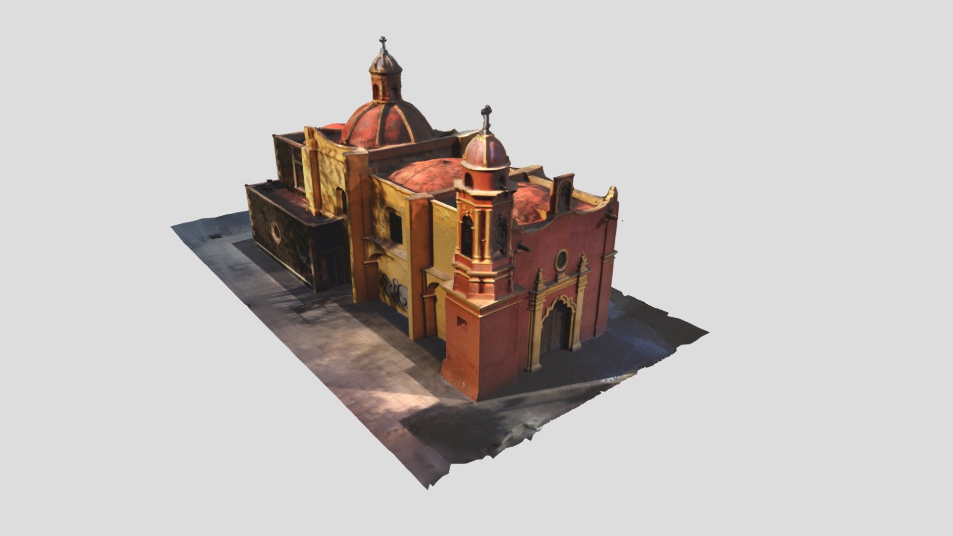 Capilla de Tlaxcoaque - 3D model by ivette.ayala [955e735] - Sketchfab