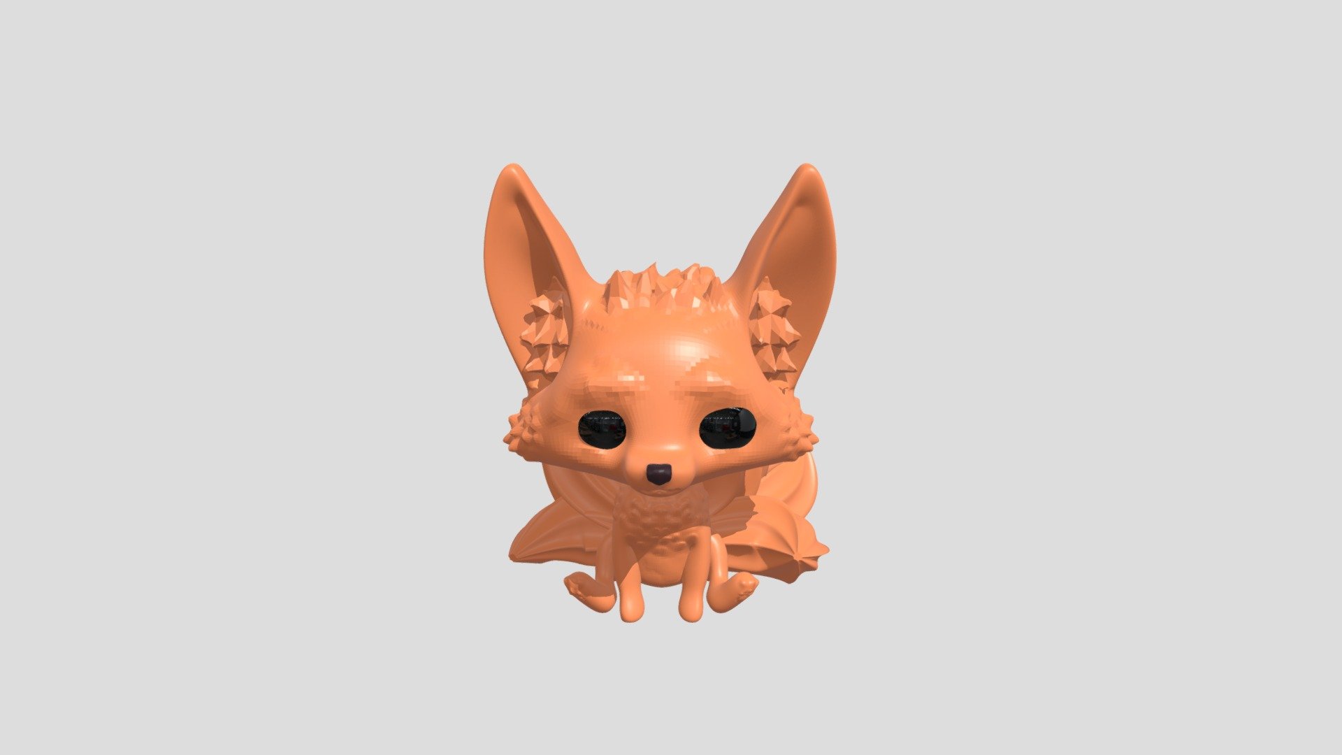 Kurama chibi, Fox - Download Free 3D model by nexwir [95617c4] - Sketchfab