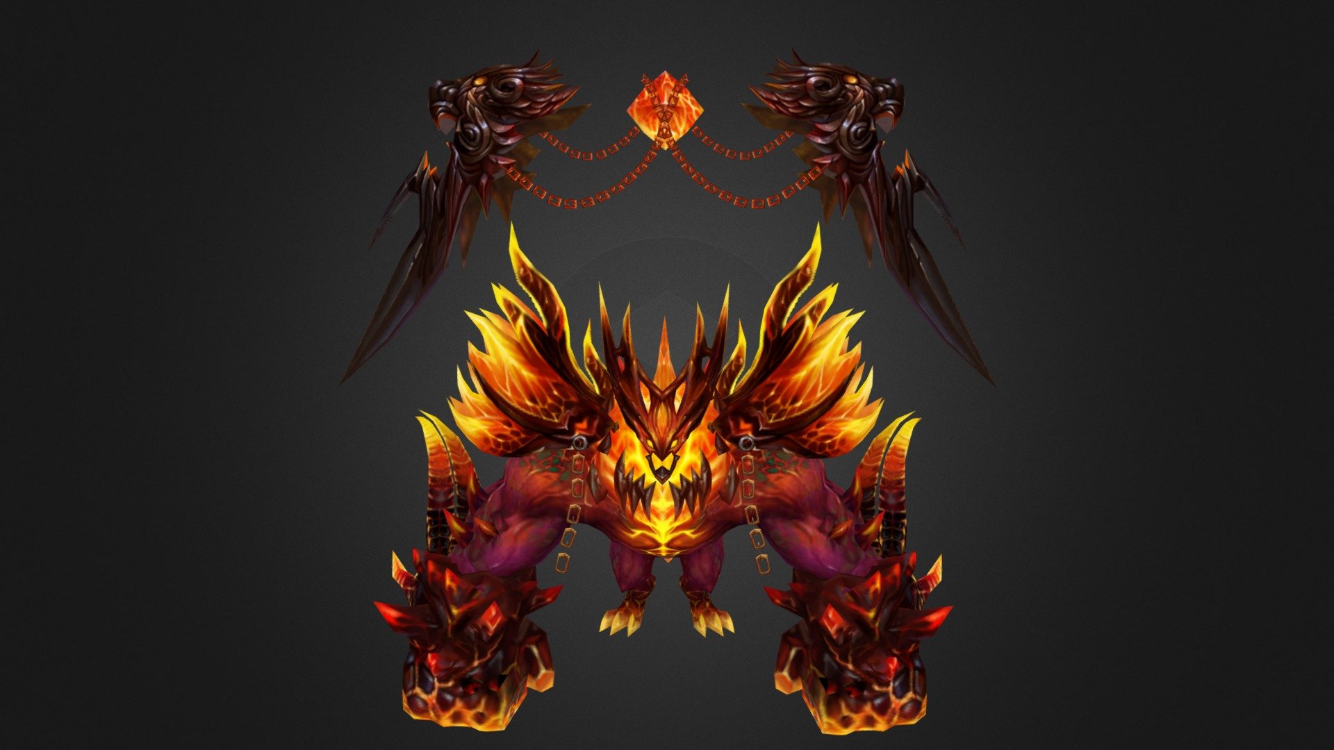 Magma monster - 3D model by lydiaqx [95619ba] - Sketchfab