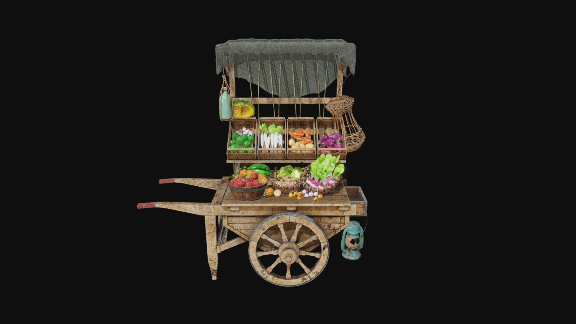 MEDIEVAL MERCHANT WAGON - 3D model by Jazz._.Artsy (@Jazzartsy ...