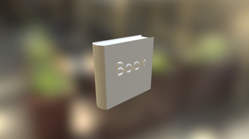 Book - 3D model by nickhan [956295d] - Sketchfab