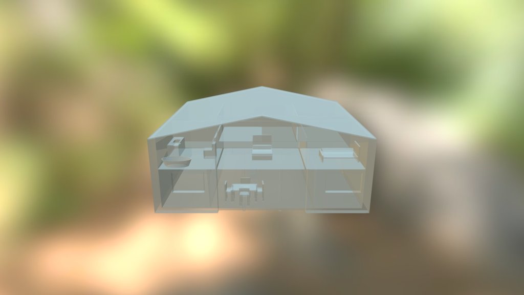 Blocked Out House - 3D model by oliwilding [9564f1a] - Sketchfab