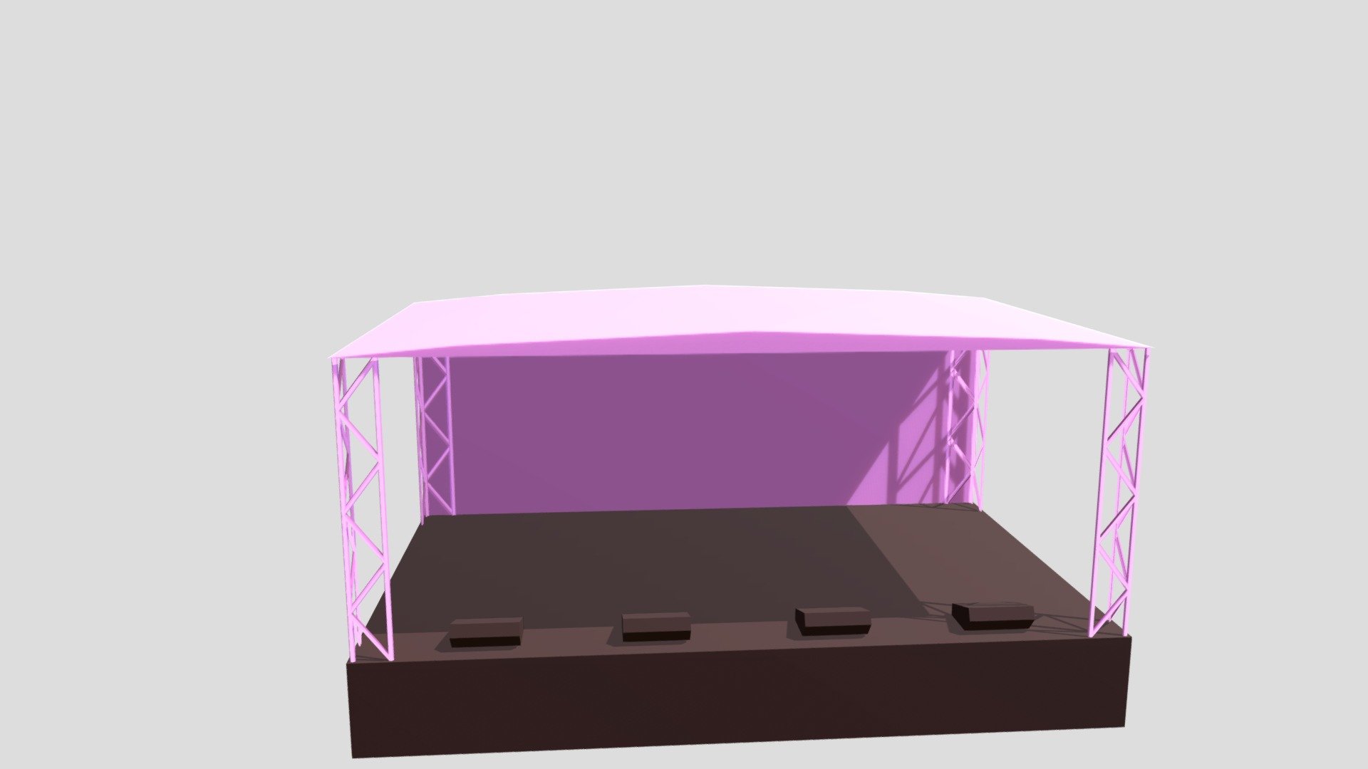 festival_stage_lowpoly - Download Free 3D model by celine.roman ...