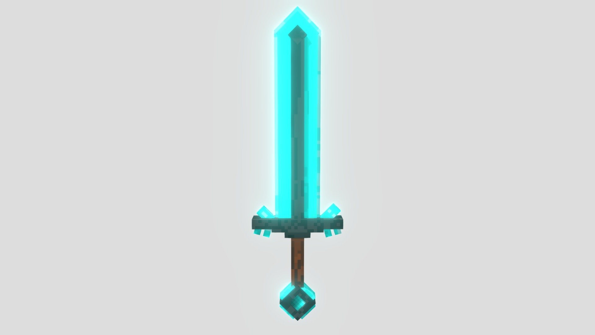 3d Diamond Sword - Download Free 3D model by Matt Alexander (@Matt ...