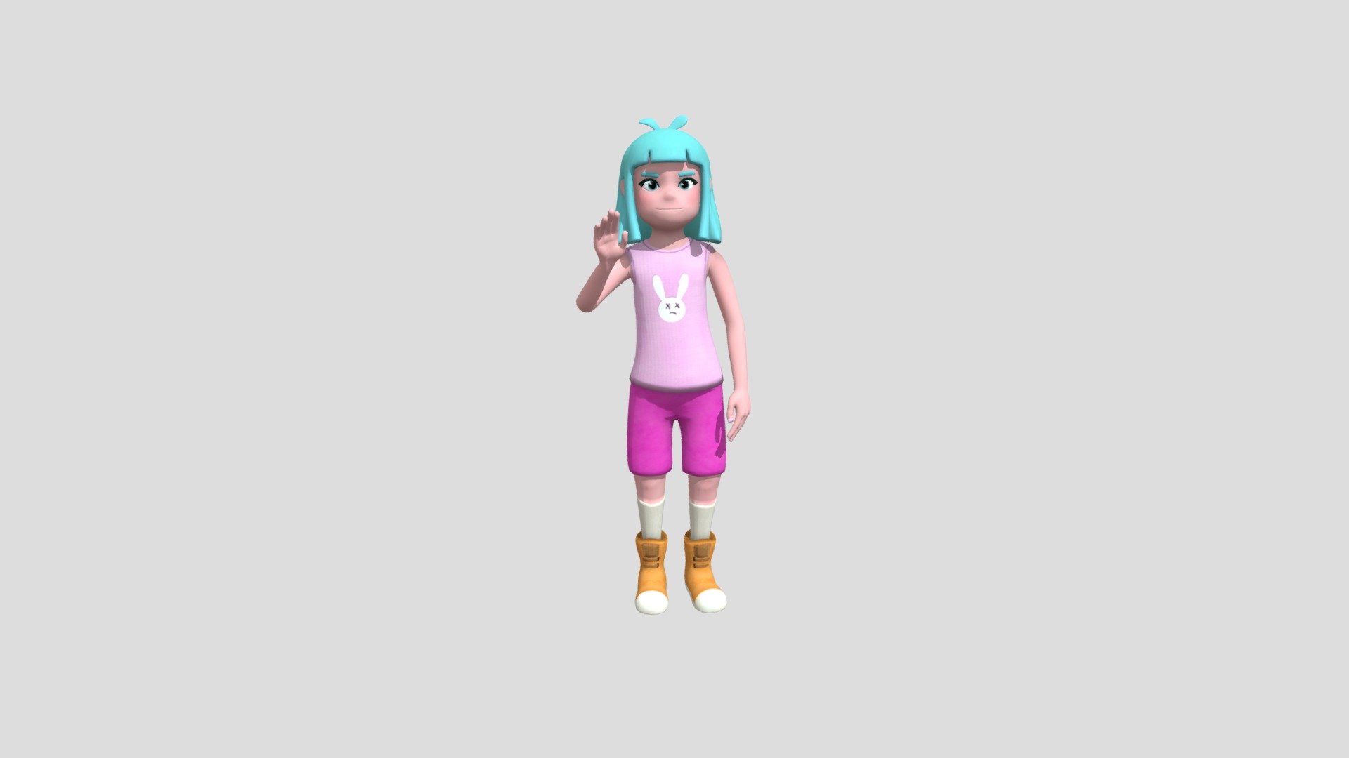 Waving - 3D model by syazwanstar8 [956c91d] - Sketchfab