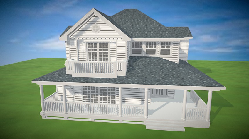 Piccola Residence - 360 spin model of 3D house - 3D model by ...