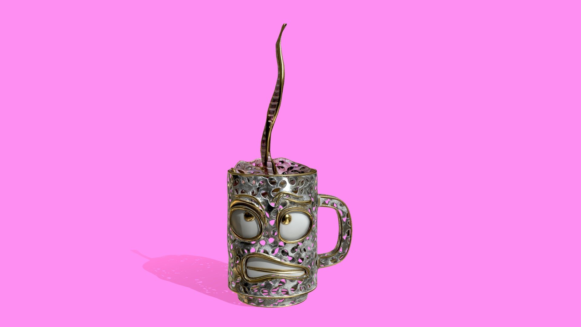 Face Mug - 3D model by Voisnik [956d932] - Sketchfab