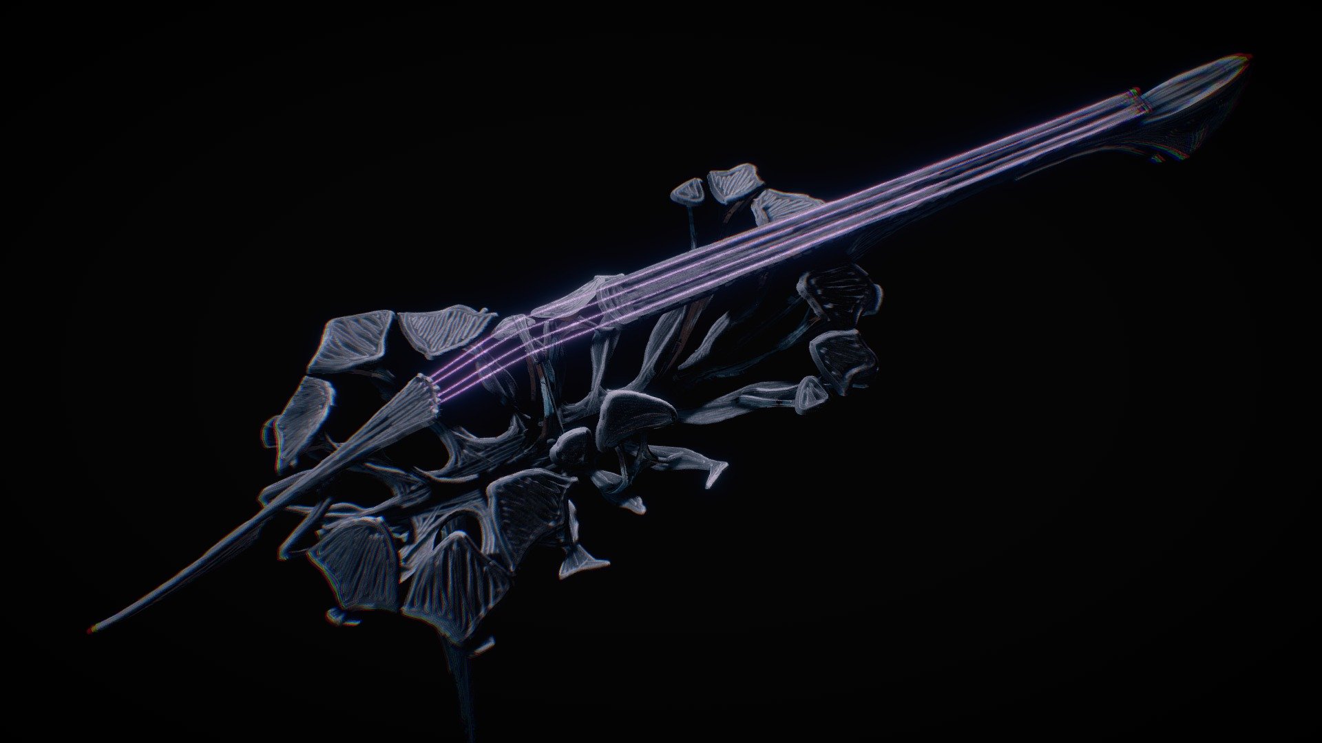 Skeletal Cello - Obsidian - 3D model by sy-kim [956dbdb] - Sketchfab