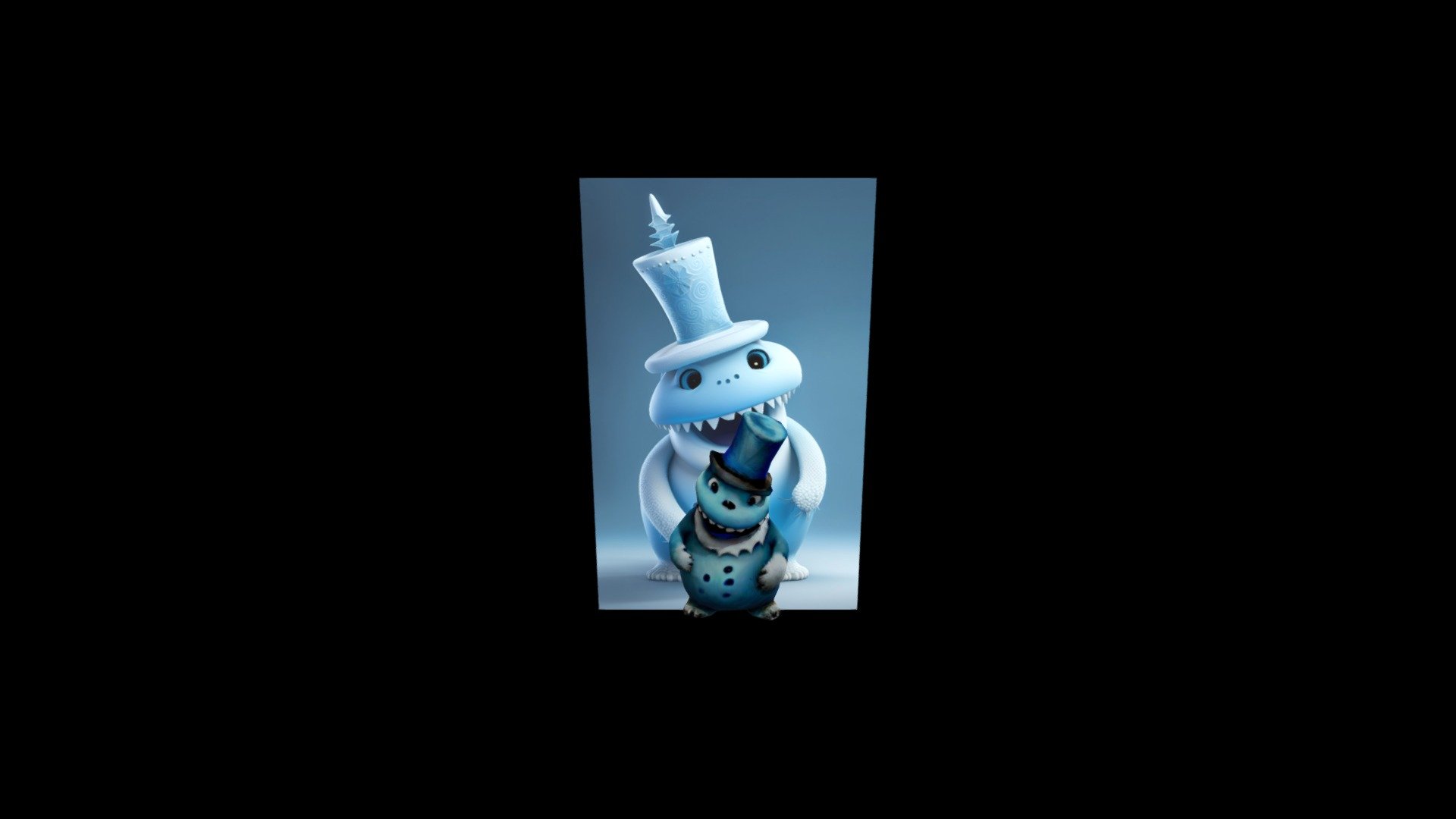 a cartoon character wearing a top hat, toonix ch - Download Free 3D ...