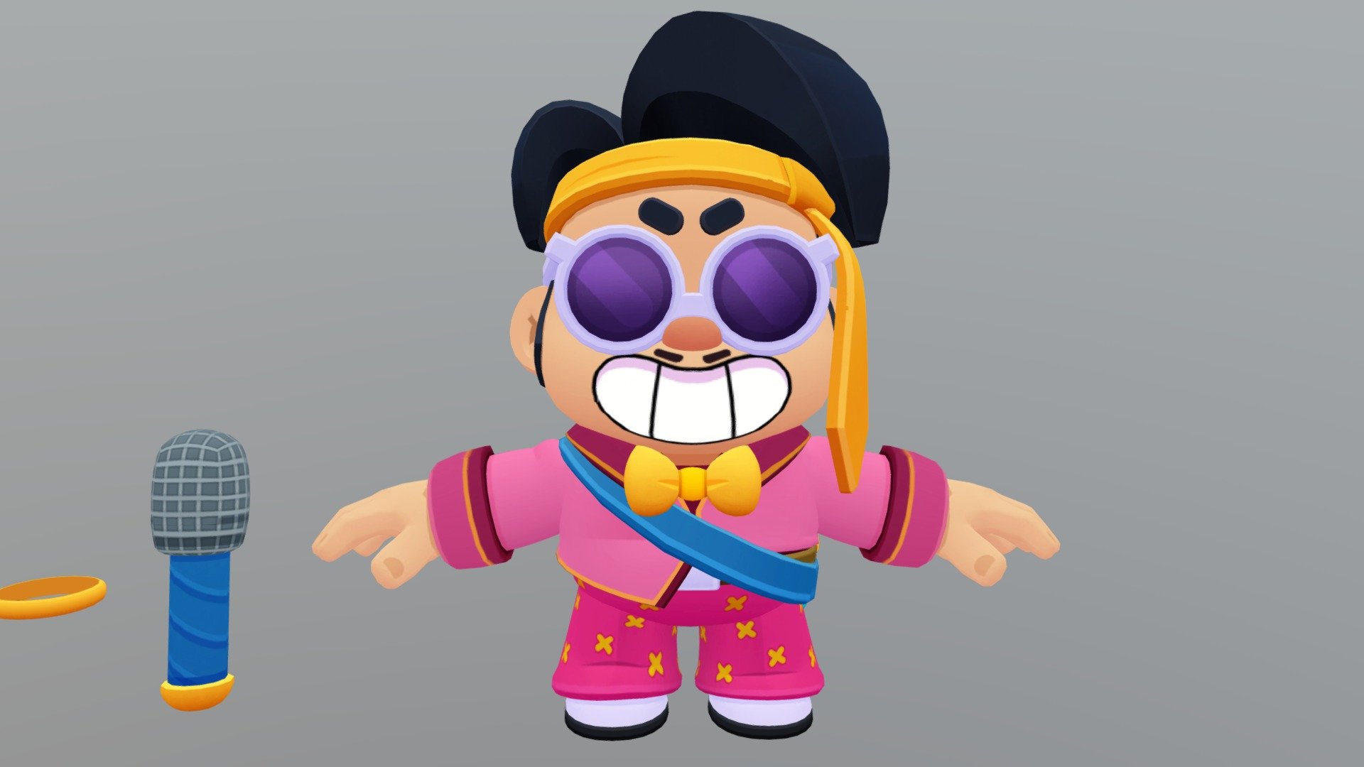 Jammin' Jae Yong Brawl Stars 3d Model - Download Free 3D model by Jogan ...