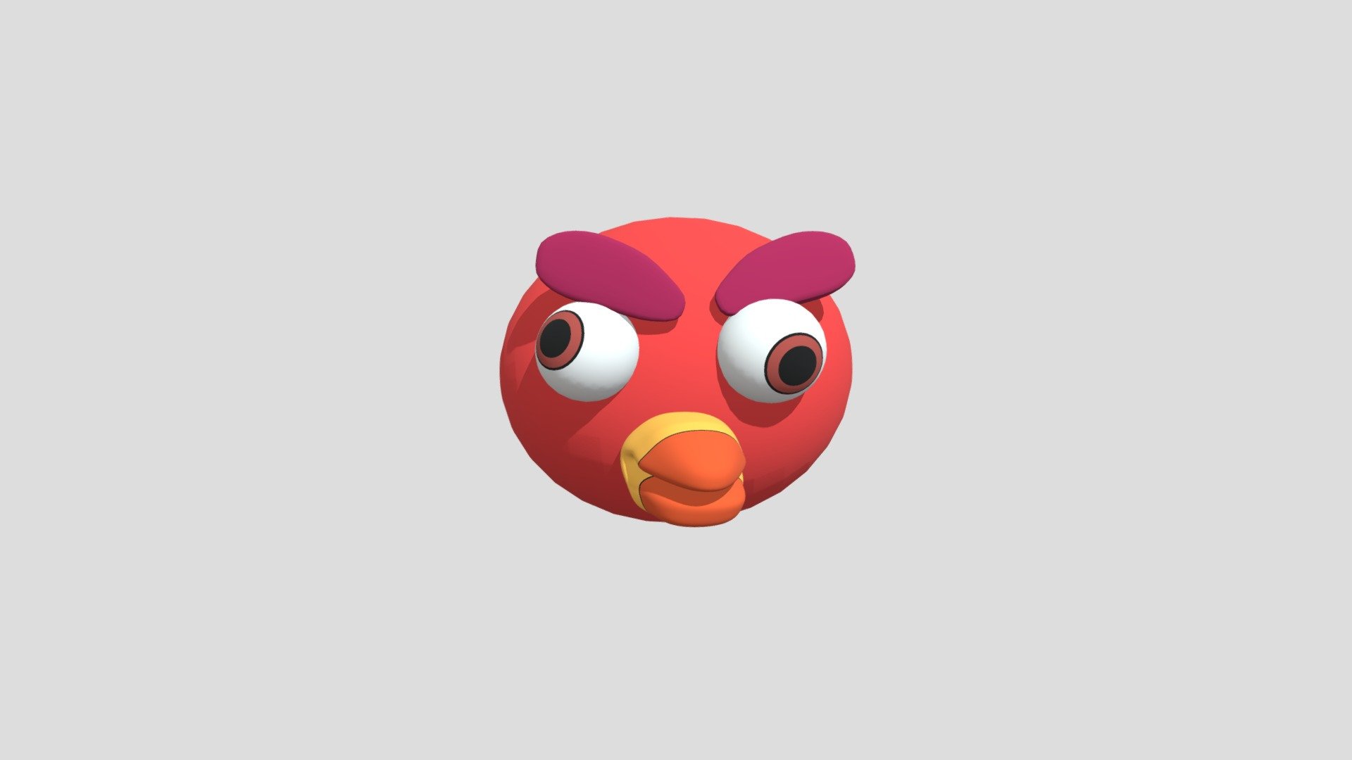 Mad Bird - 3D model by enes29378 [957067c] - Sketchfab