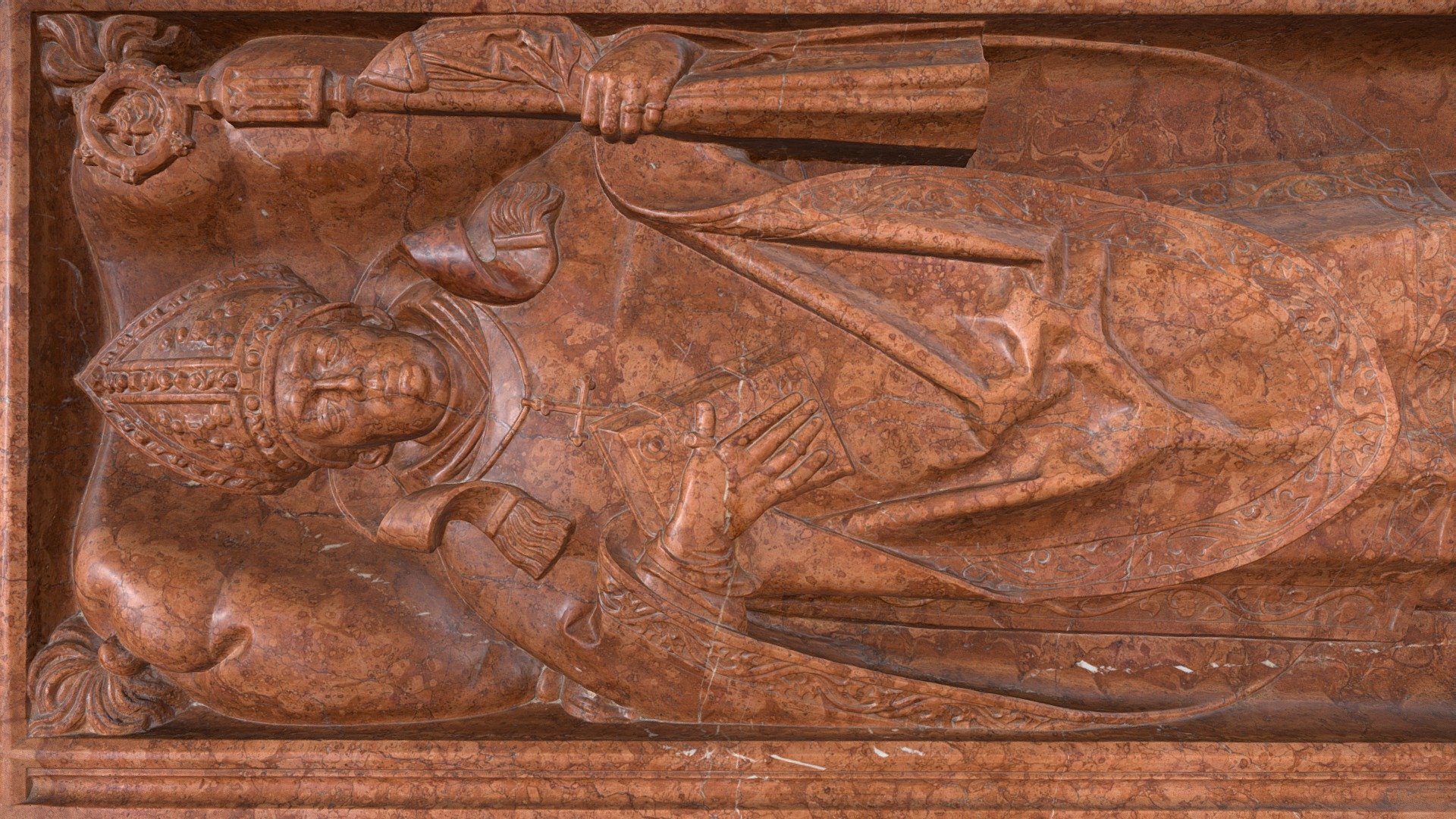 Włocławek, katedra.Tumba Piotra z Bnina, 1493 r. - 3D model by nid ...