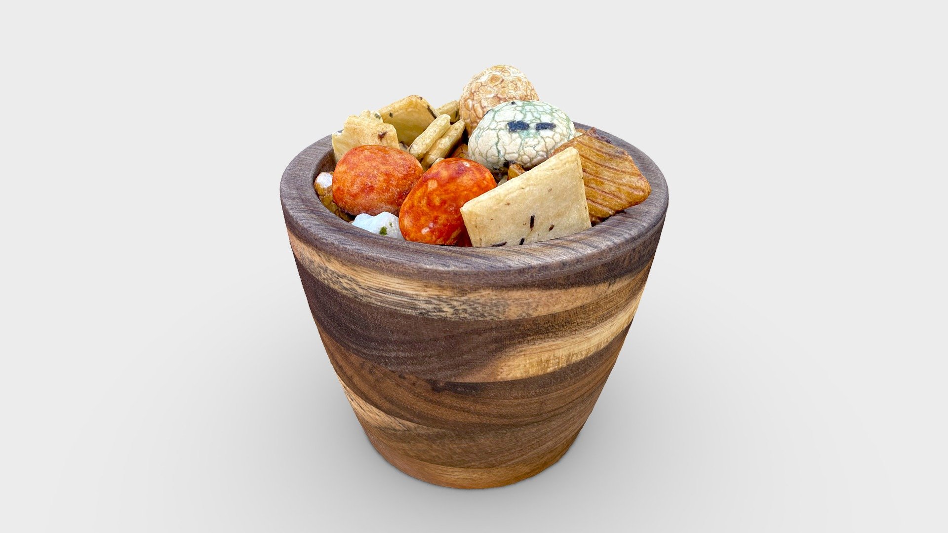 Japanese snack mix - Buy Royalty Free 3D model by Zoltanfood [957191a ...