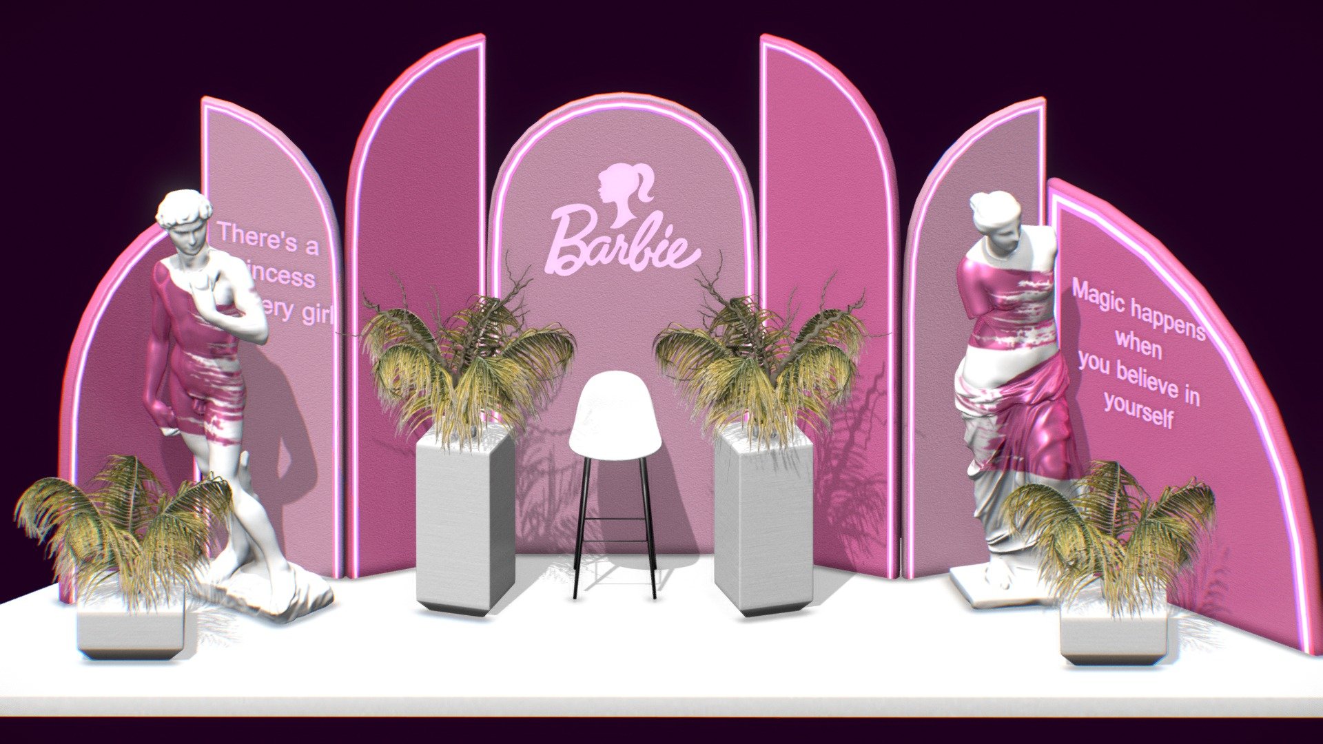 Barbie photography studio - 3D model by arloopa [9573add] - Sketchfab