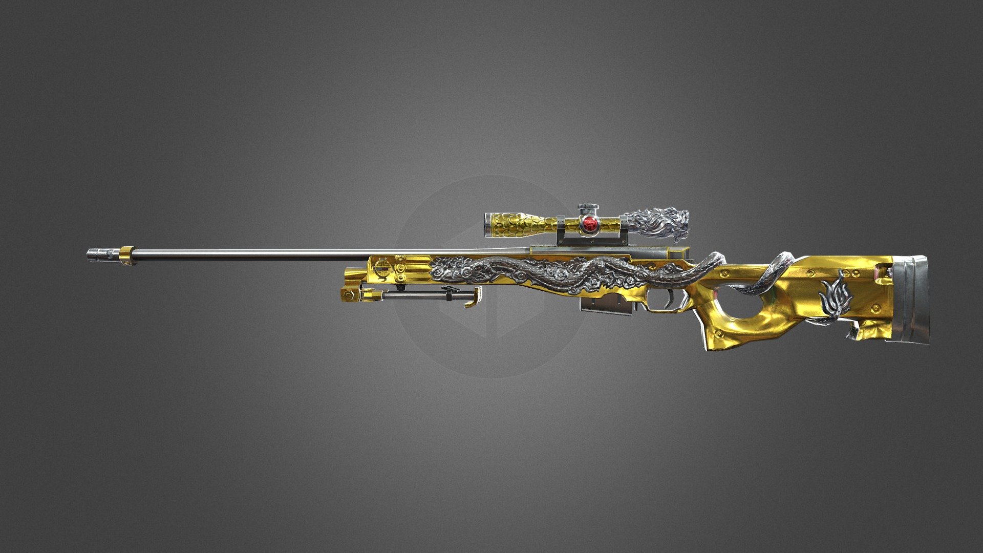 CrossFire's AWM ID Imperial Gold - 3D model by AlxDemento (@AlxDemento ...