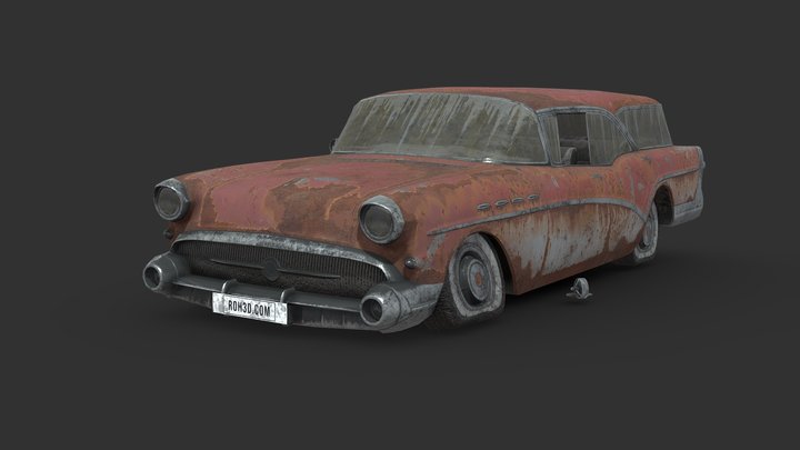 Abandoned-car 3D models - Sketchfab