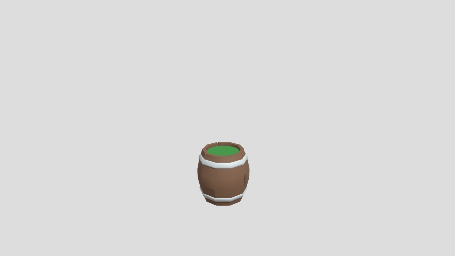Simple Barrel - Download Free 3D model by debbyuclan [9576fee] - Sketchfab
