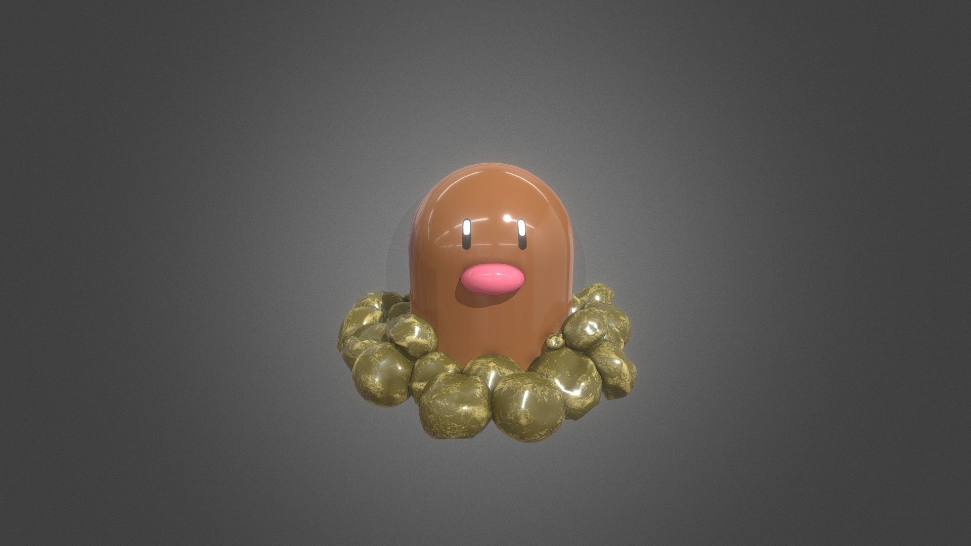 Pokemon Diglett - 3D model by MariangelesLB111 [9578f79] - Sketchfab