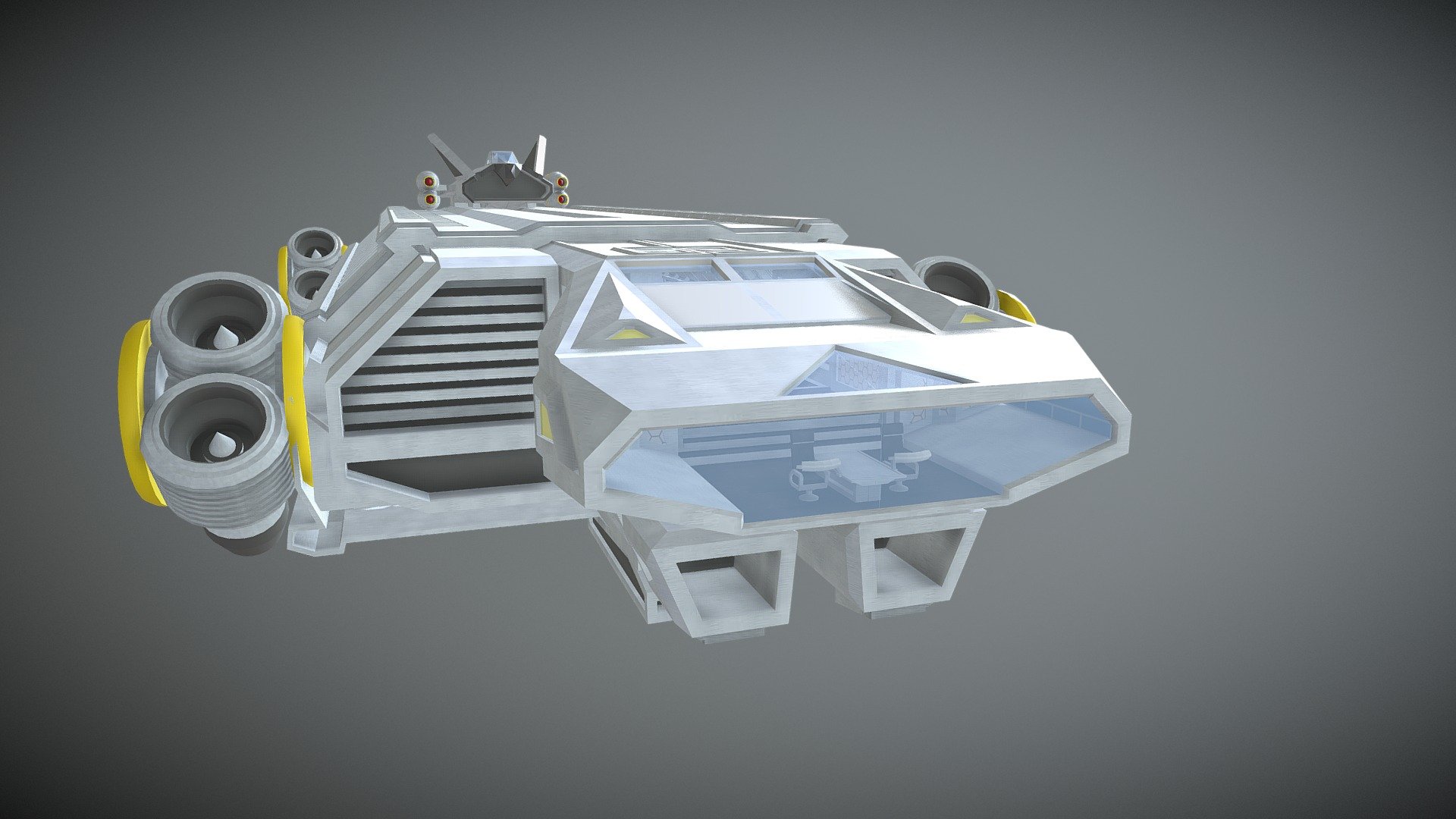 freighter 2 - 3D model by antoniojmonteiro [957a735] - Sketchfab