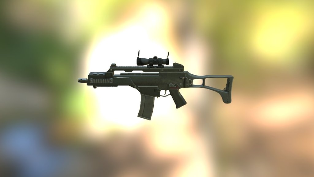 G36C w/ Scope - 3D model by dragongodmod [957ac4c] - Sketchfab