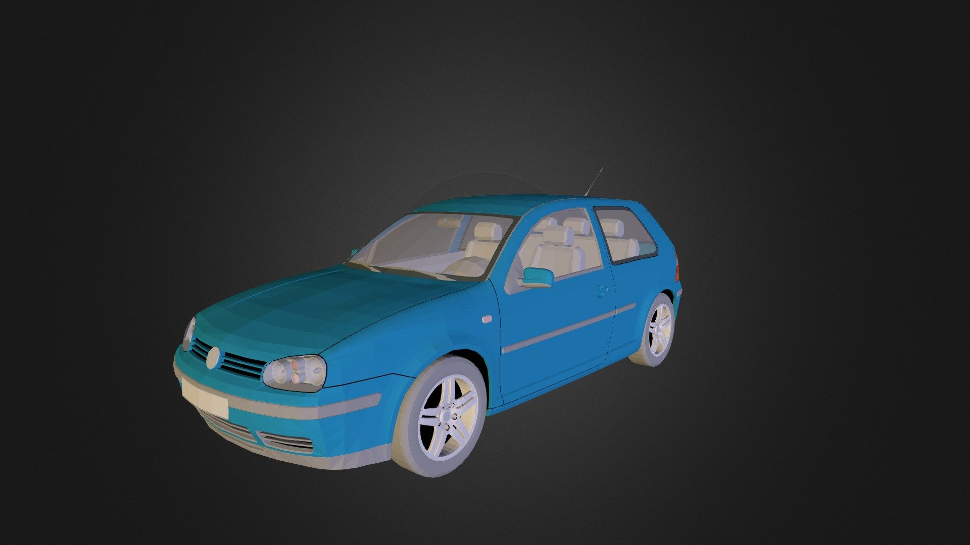 VolksWagen Golf - 3D model by Joost van der Schee (@jhvanderschee ...