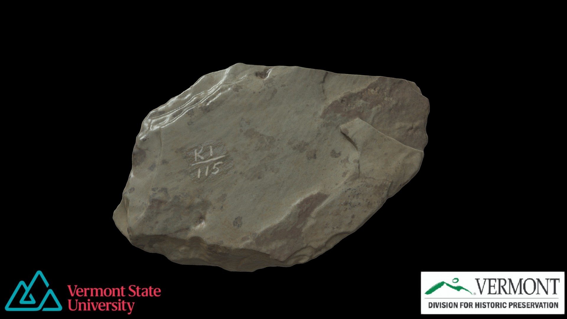 Slate "Ulu" Fragment from the KI Site (KI 115) - Download Free 3D model ...