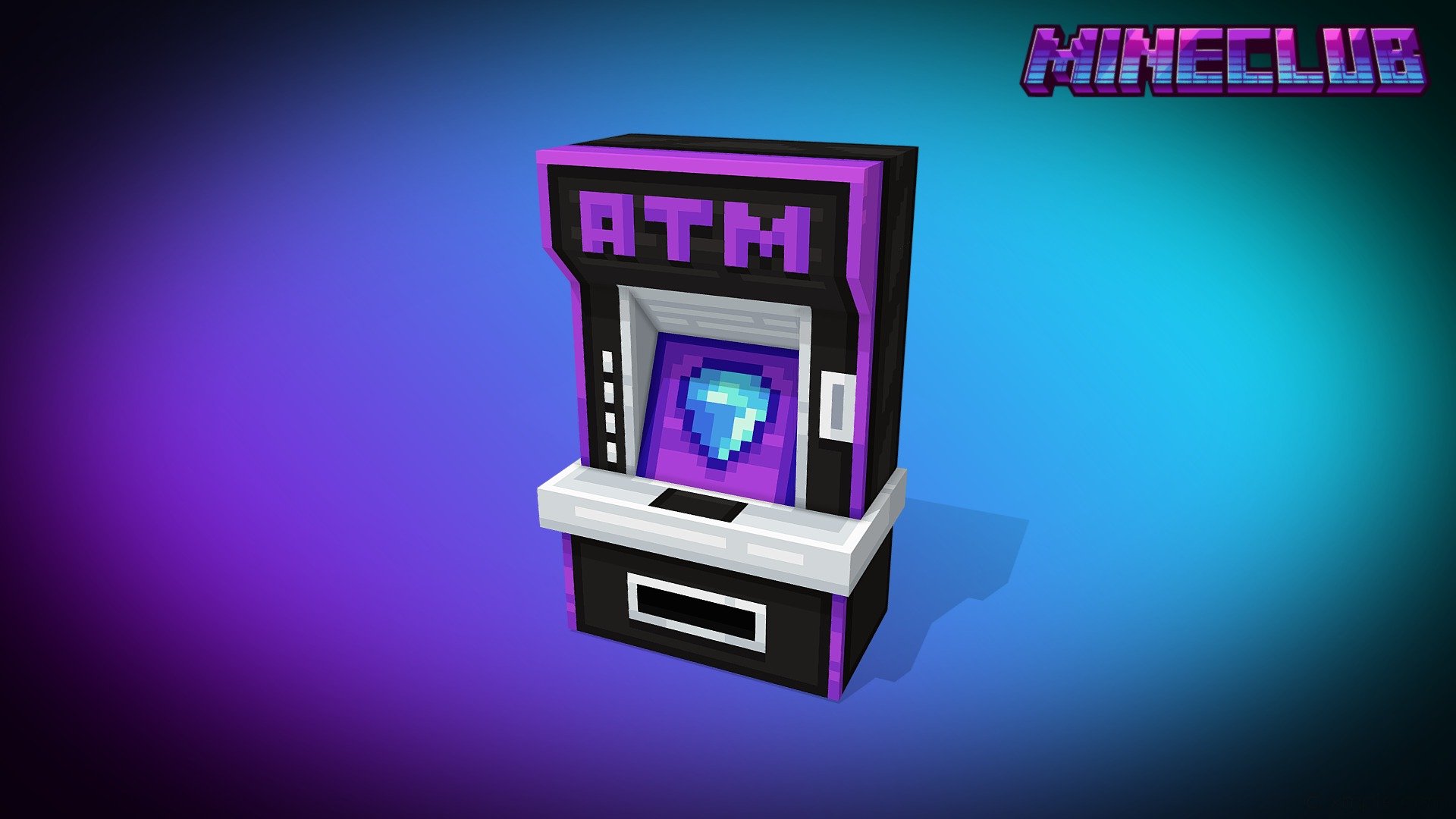 Mineclub | ATM - 3D model by V-Artistry (@Vahlgoul) [957d91c] - Sketchfab