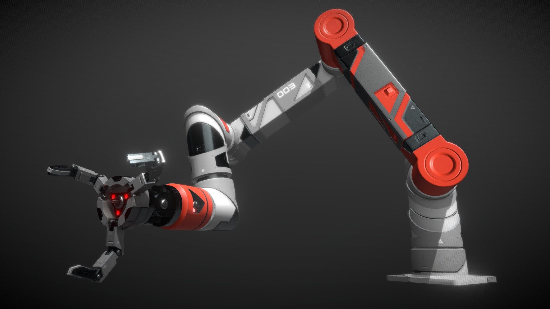 Killer Sci-Fi Arm (Animated) - 3D model by Rushyit (@rusyit) [957fa9d ...