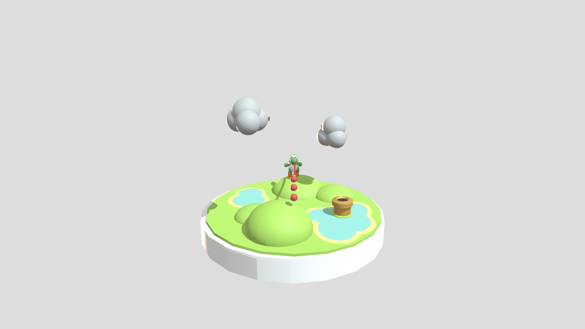 Yoshi - Download Free 3D model by Caroline_Alfsen [958097d] - Sketchfab