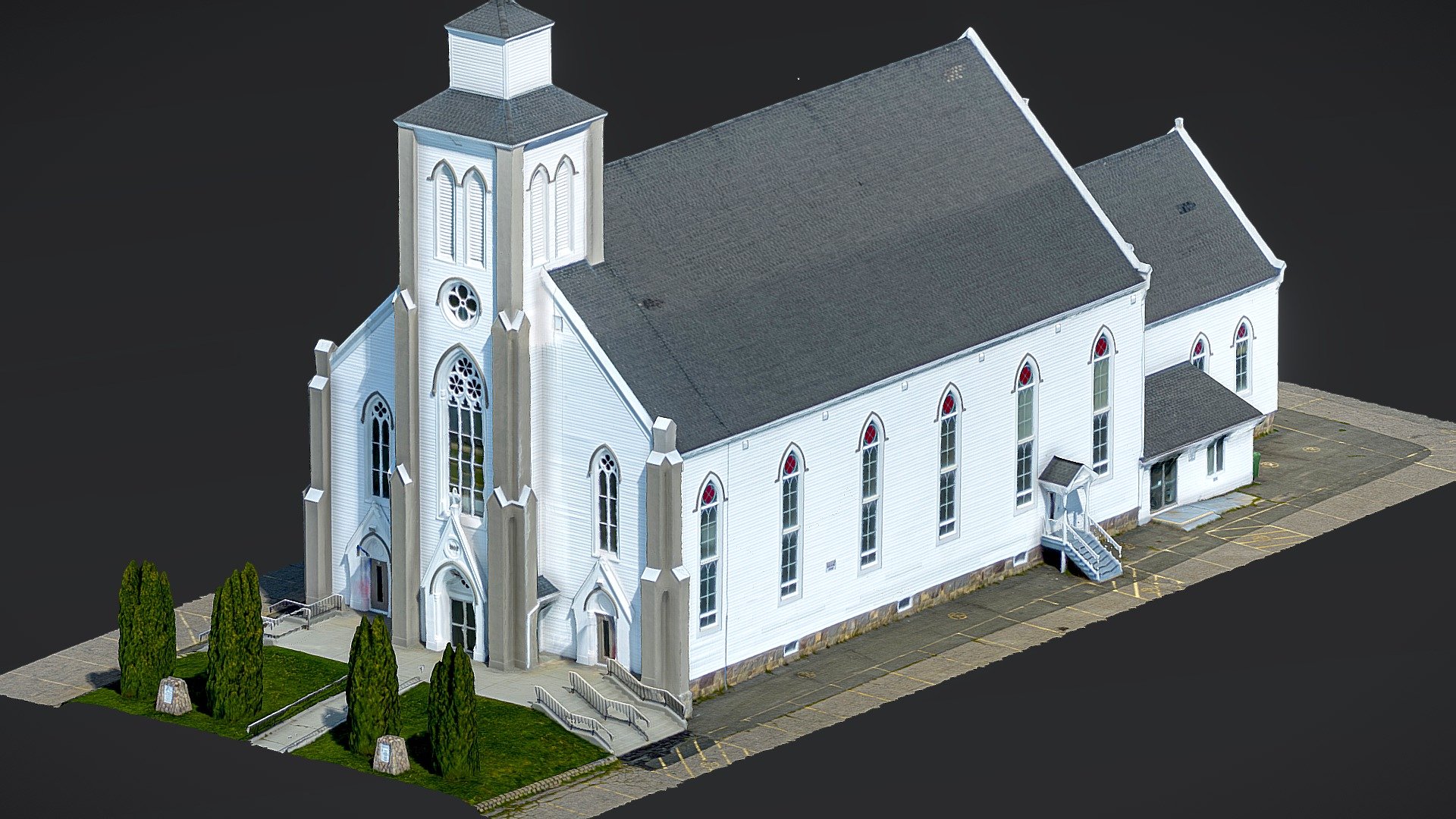 Sainte-Thérèse-d'Avila Catholic church - Download Free 3D model by Air ...