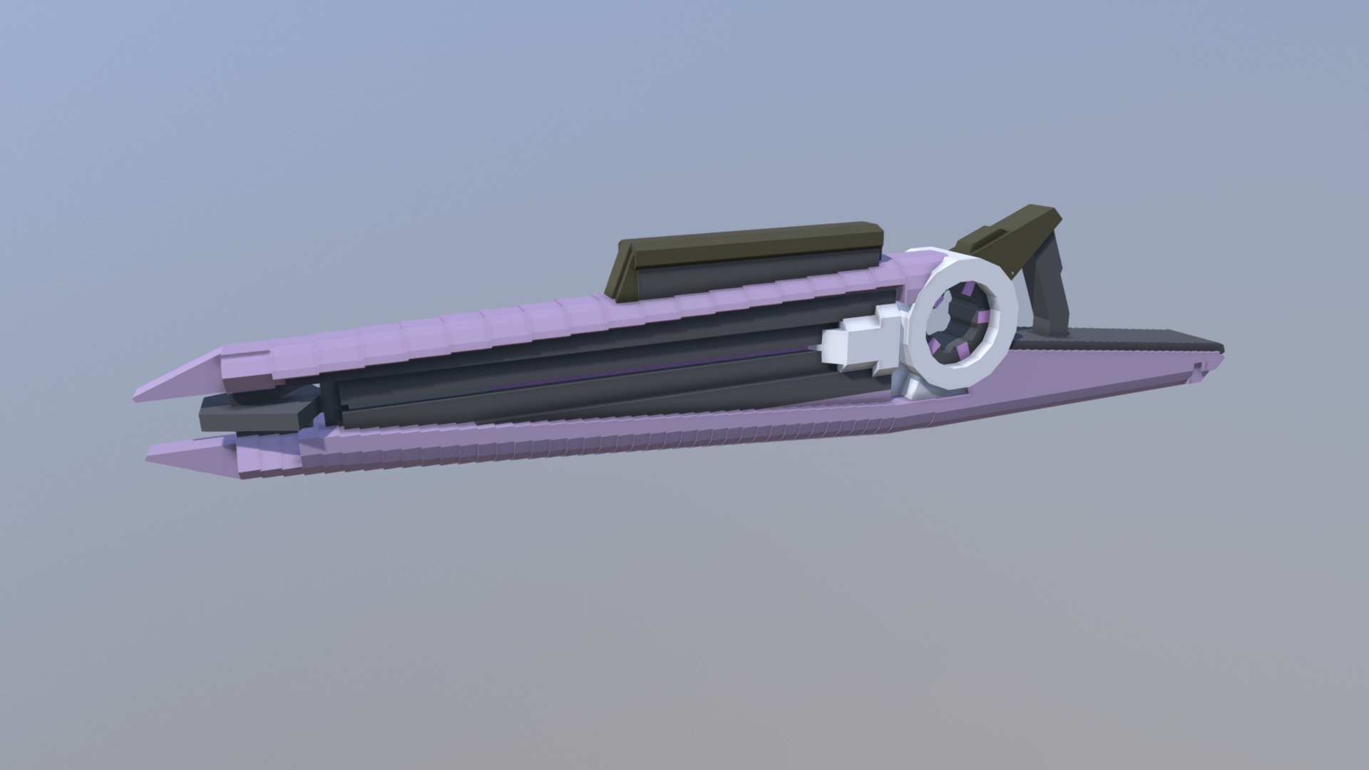 Type 50 Sniper Rifle (Halo) for Minecraft - Buy Royalty Free 3D model ...